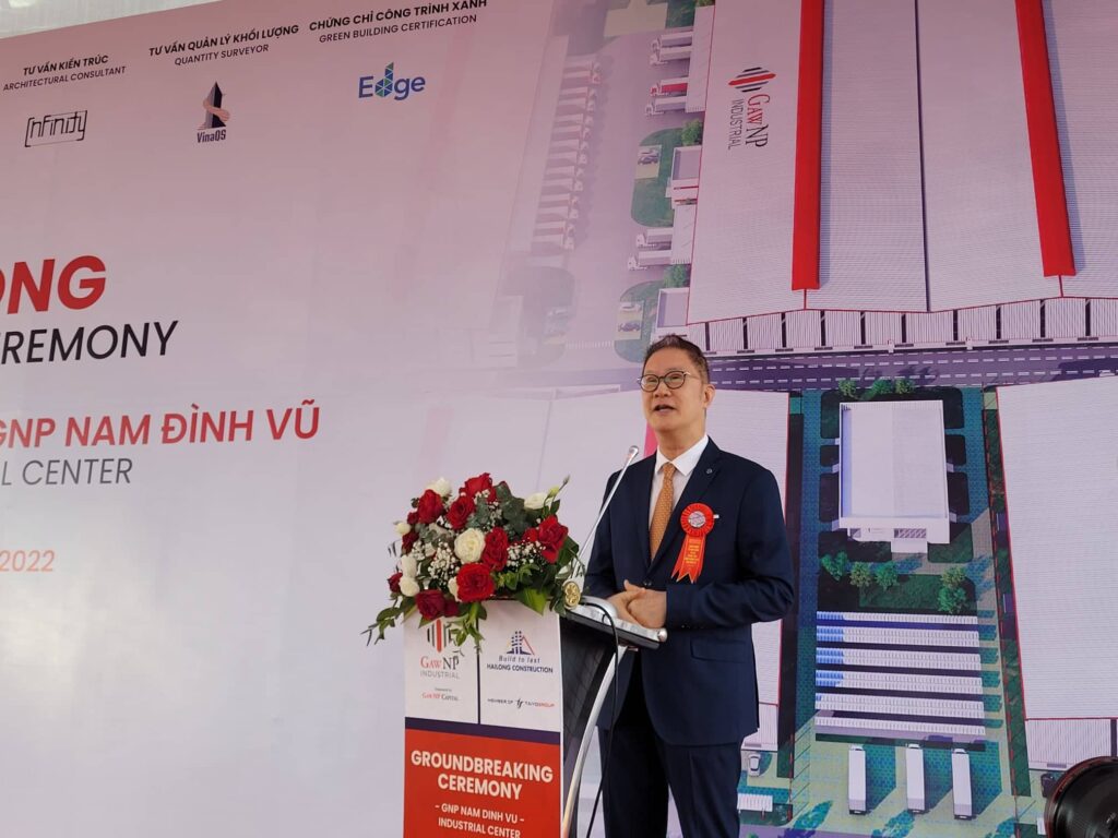 Khởi công dự án Trung tâm Công nghiệp GNP Nam Đình Vũ của Gaw NP ...